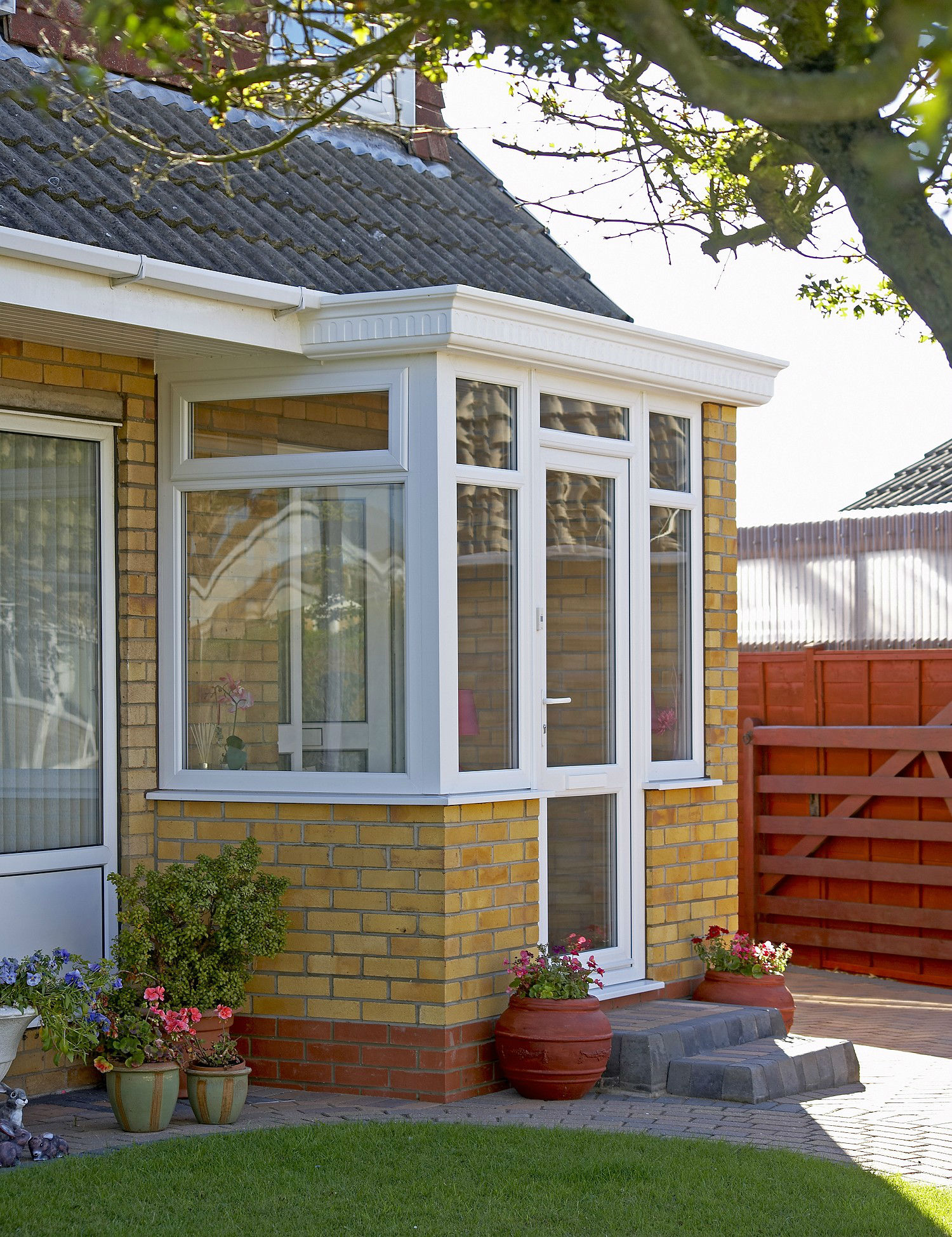 Porches | Buy now, pay later on GRP Front Door Canopies | EYG